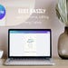 Minimalist Engagement Party Invitation Template: Blue Printable Invite ...