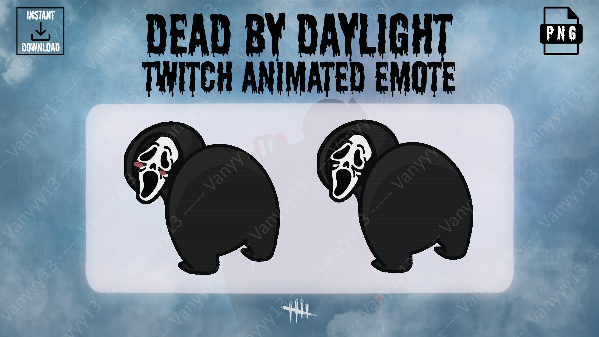 Dead by Daylight Animated Ghostface Emotes - Etsy