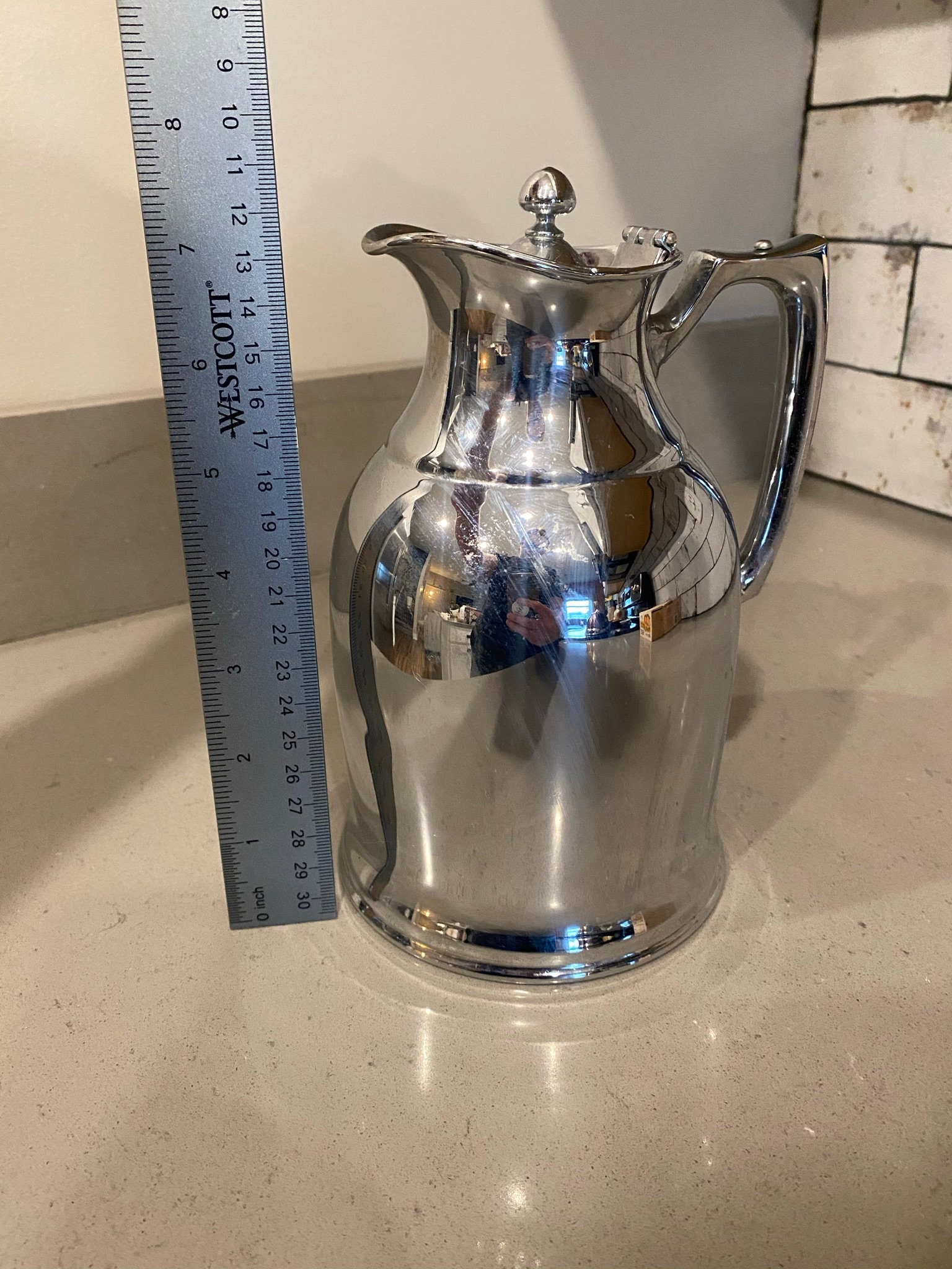 Vintage Stanley Landers Fray & Clark USA Silver Chrome Insulated ...