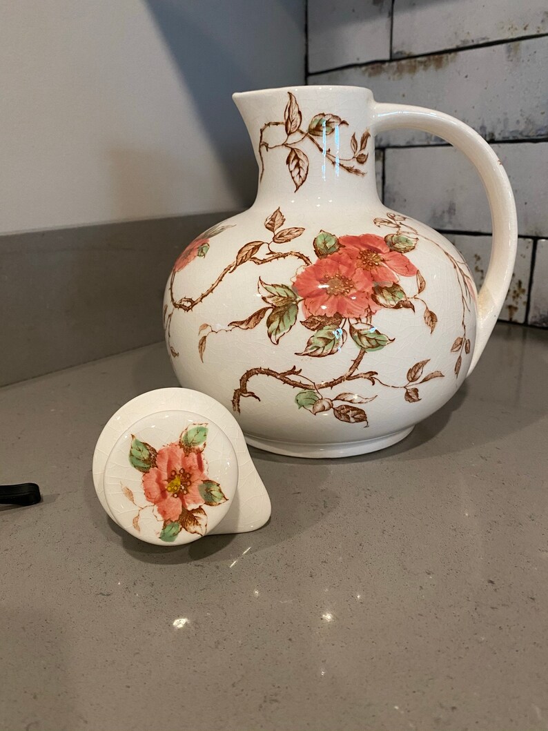 Rare Vintage Nasco Springtime Carafe With Warmer - Etsy Rare Vintage Nasco Springtime Carafe With Warmer - Etsy