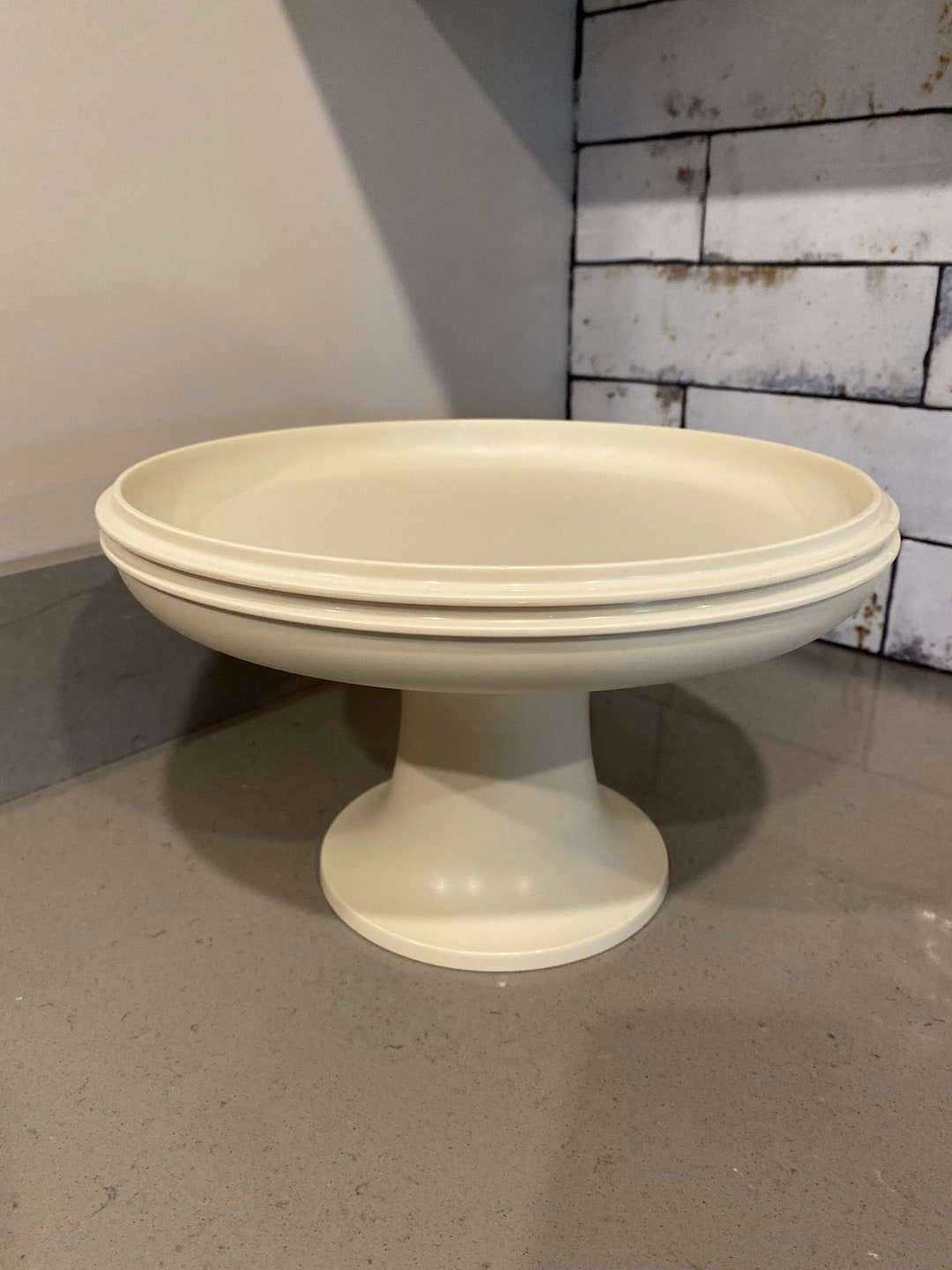Vintage Tupperware [ Turning ] Cake Stand - Etsy