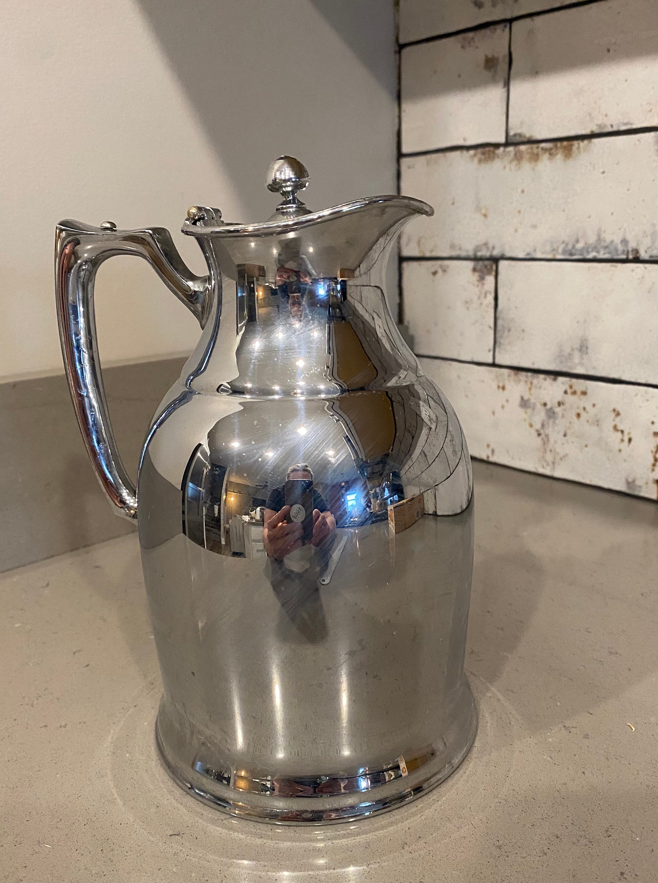 Vintage Stanley Landers Fray & Clark USA Silver Chrome Insulated ...