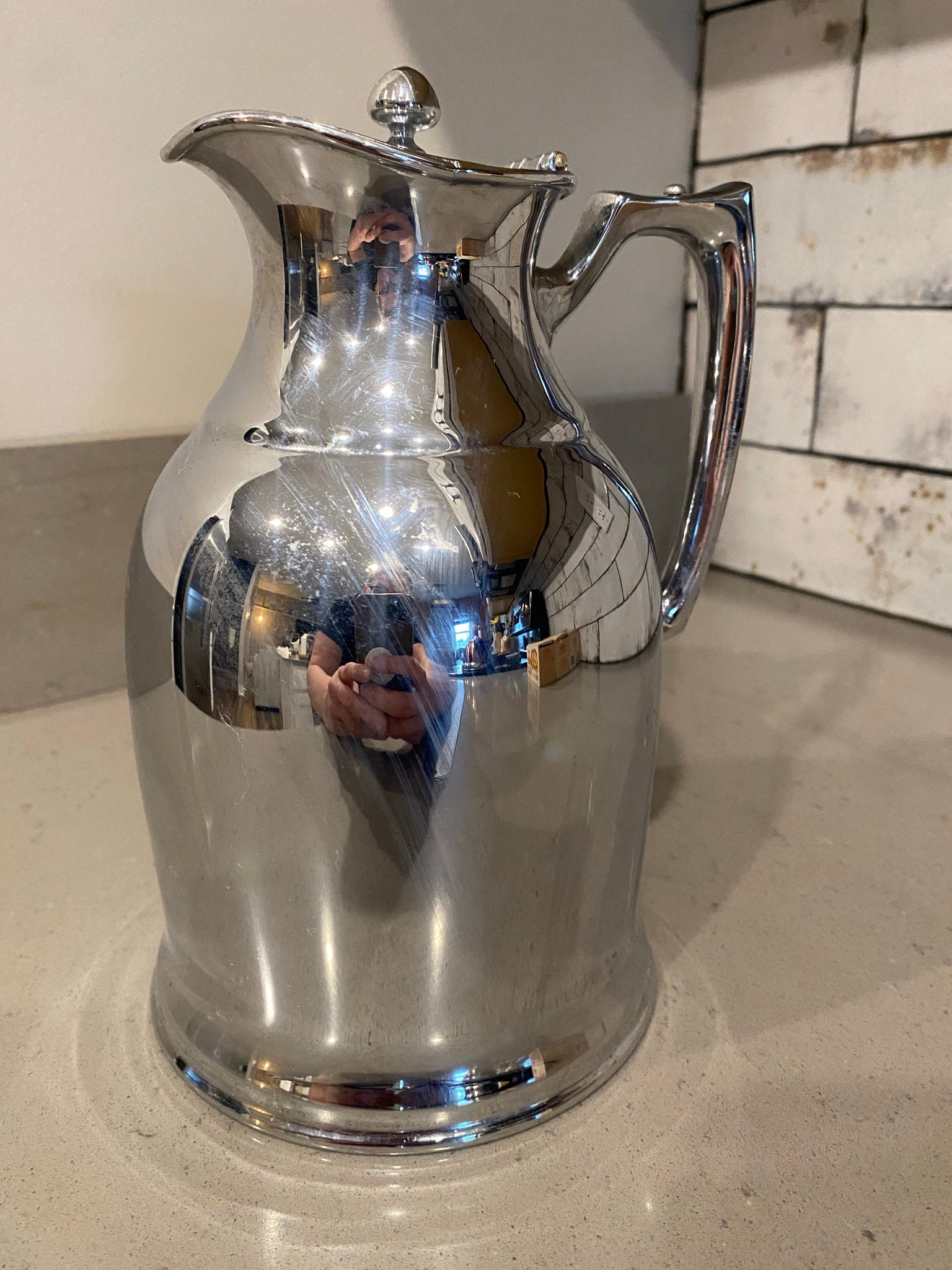 Vintage Stanley Landers Fray & Clark USA Silver Chrome Insulated ...