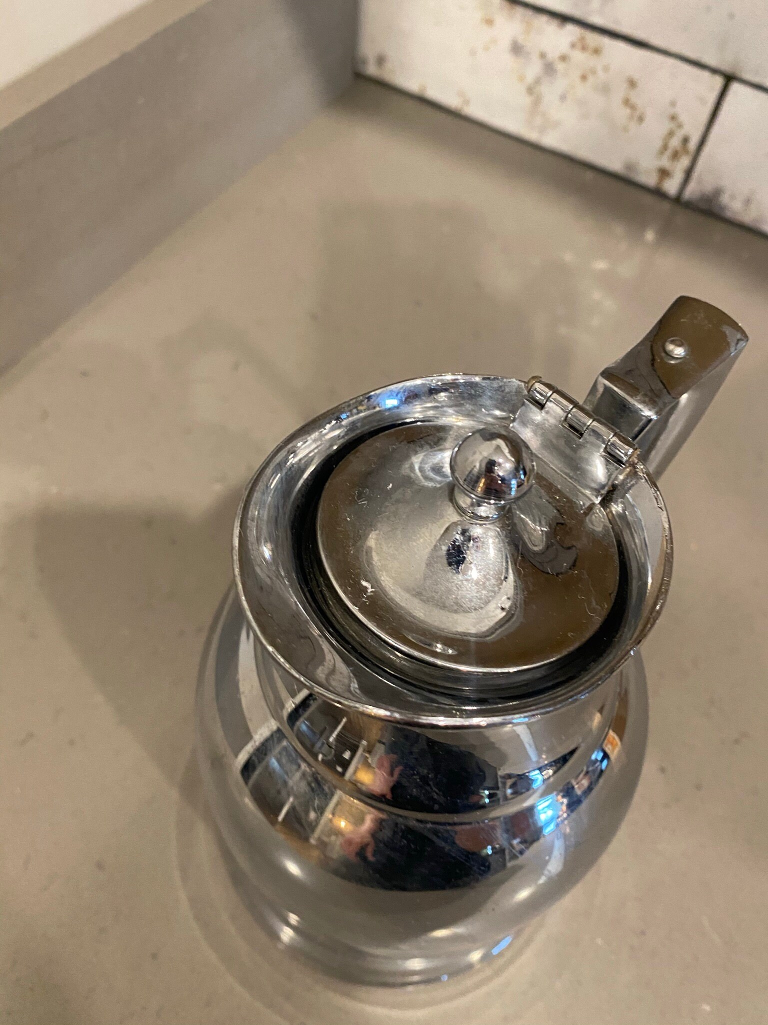 Vintage Stanley Landers Fray & Clark USA Silver Chrome Insulated ...