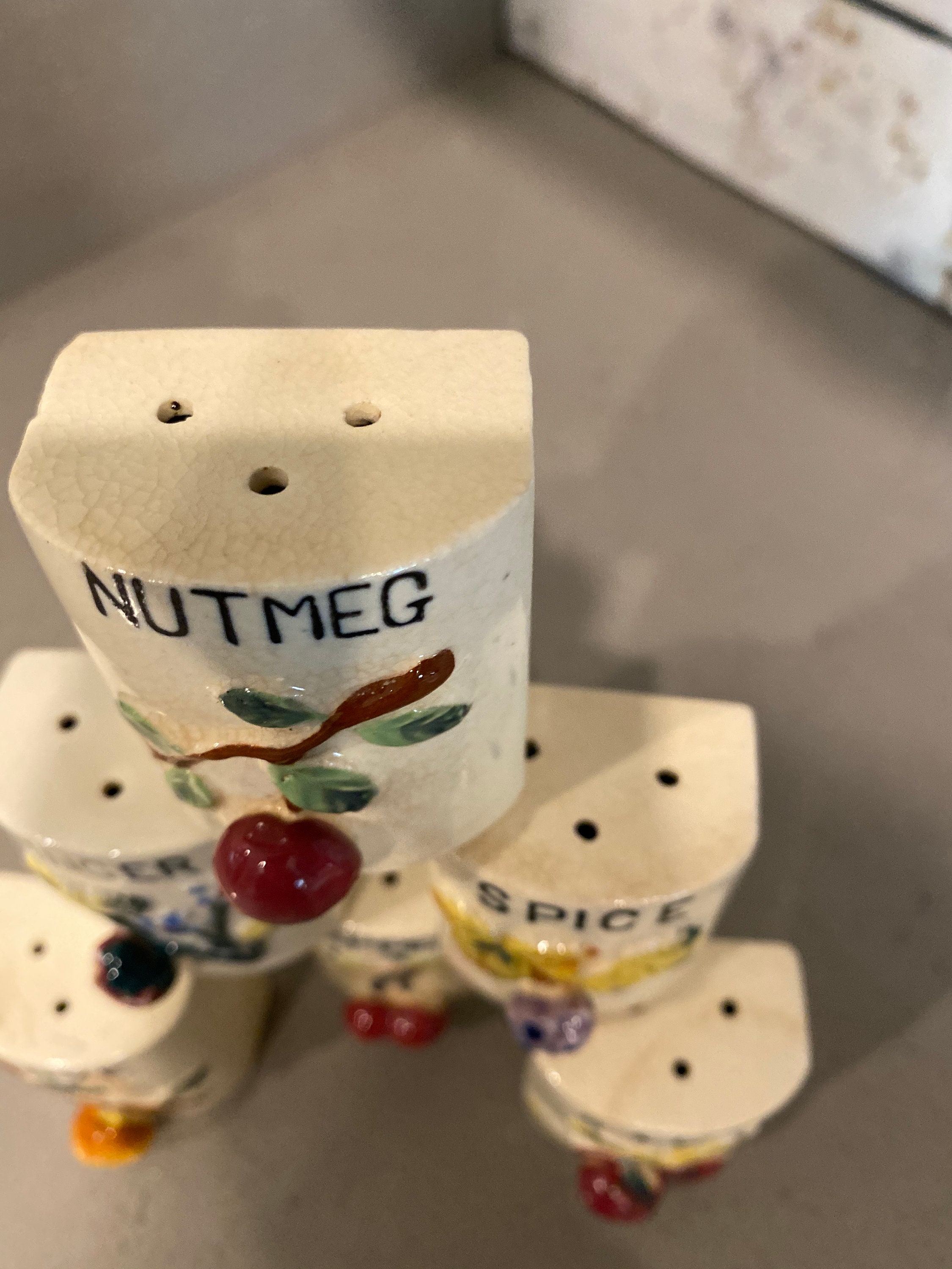 Miniature 3D Spice Set-nutmeg Ginger Spice Clove Pepper - Etsy