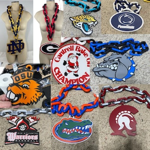Custom Oversized Fan Chains, Perfect for Football, Baseball, Hockey ...