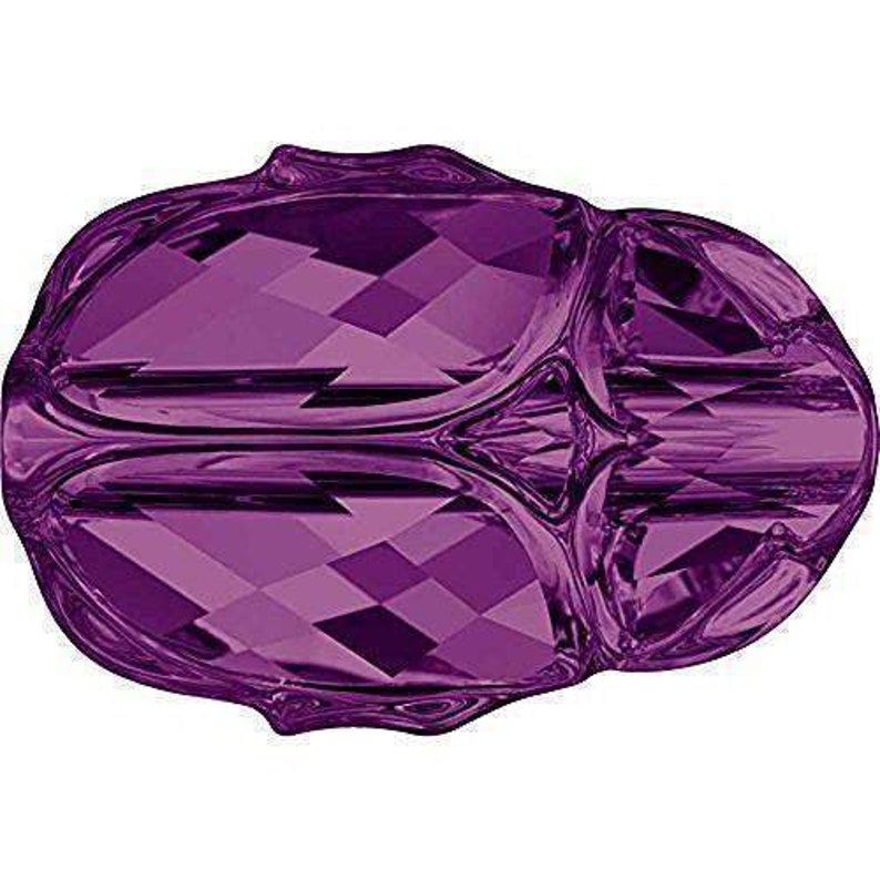 Swarovski 5728, Vintage Swarovski Beads, Scarab, 12 Mm, Silver Night ...