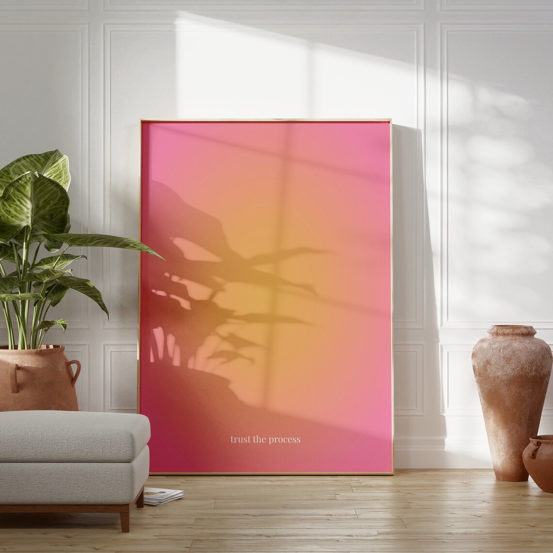Aura Poster, Spiritual Wall Art, Gradient Print, Angel Numbers ...