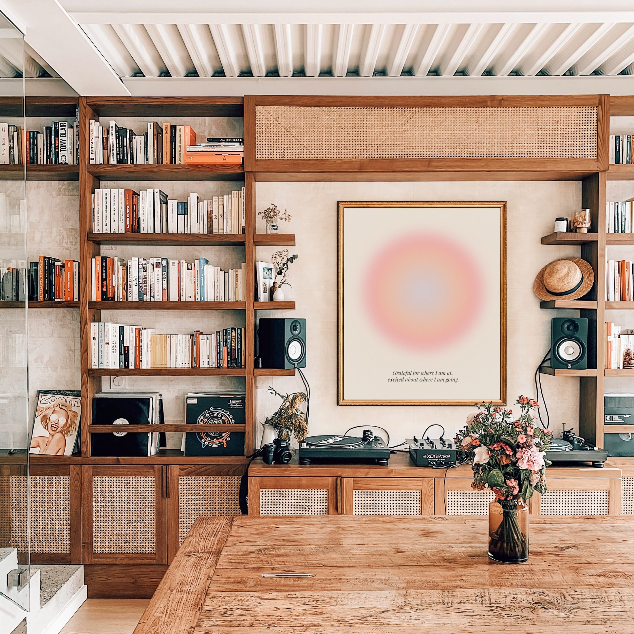 Aura Poster Spiritual Wall Art Gradient Print Angel - Etsy