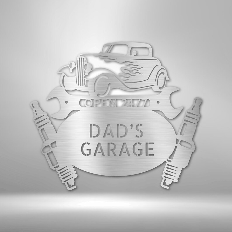 Custom Garage Sign Personalized Metal Garage Tool Sign - Etsy