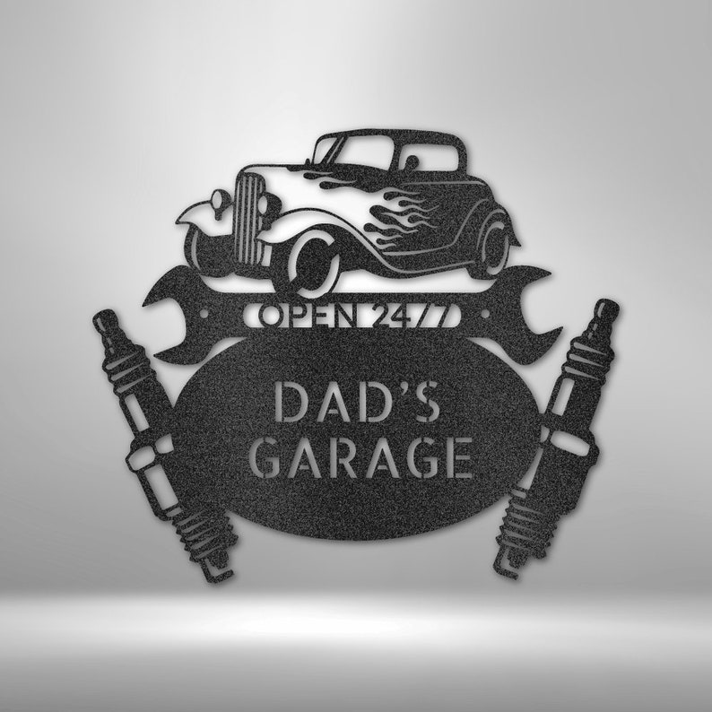 Custom Garage Sign Personalized Metal Garage Tool Sign - Etsy