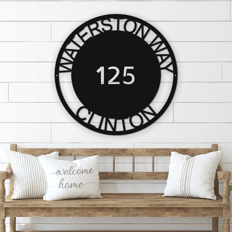 Mailbox Address Plate - Etsy