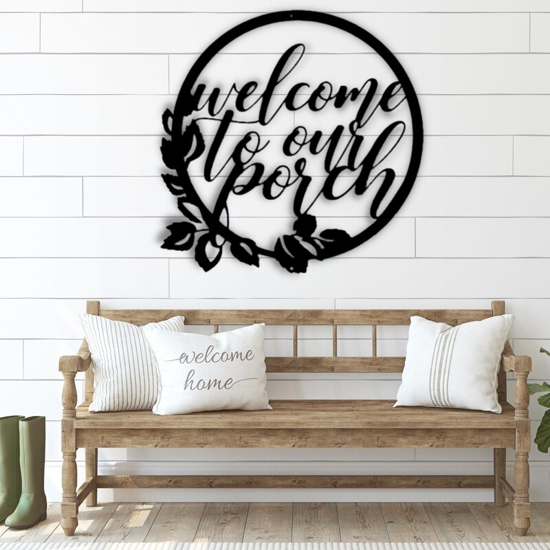 Outdoor Welcome Sign - Etsy
