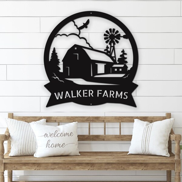 Metal Farm Signs - Etsy