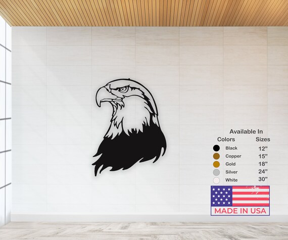 American Bald Eagle Metal Signs Eagle Head Patriotic Gift for - Etsy