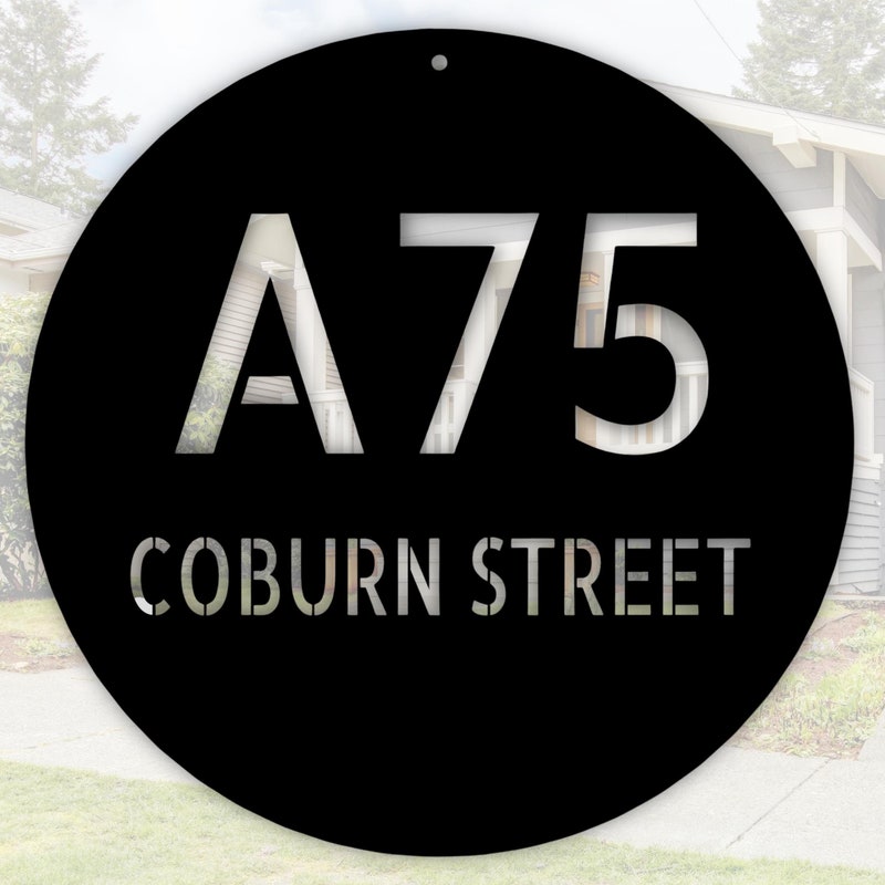 Round House Numbers - Etsy