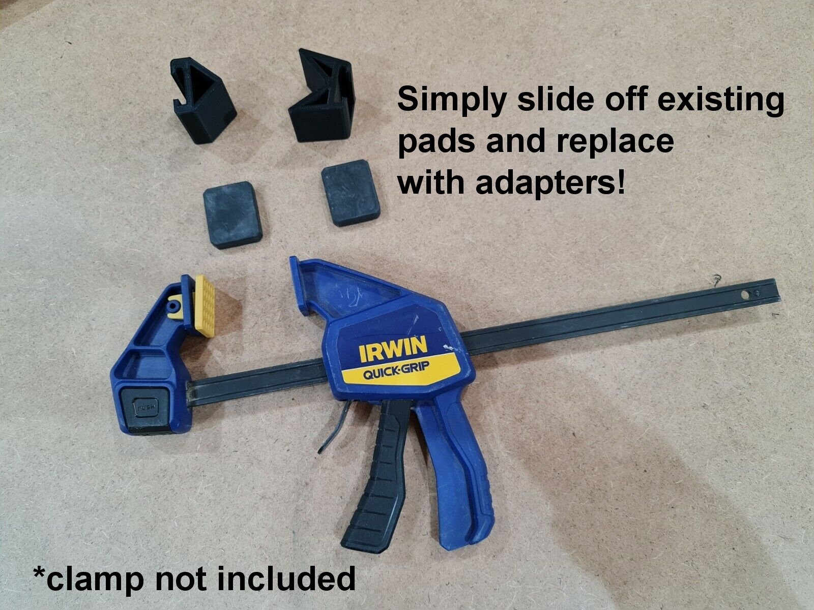 Quick Grip Medium Duty Corner Clamp Adapters for Irwin Etc Carpentry ...