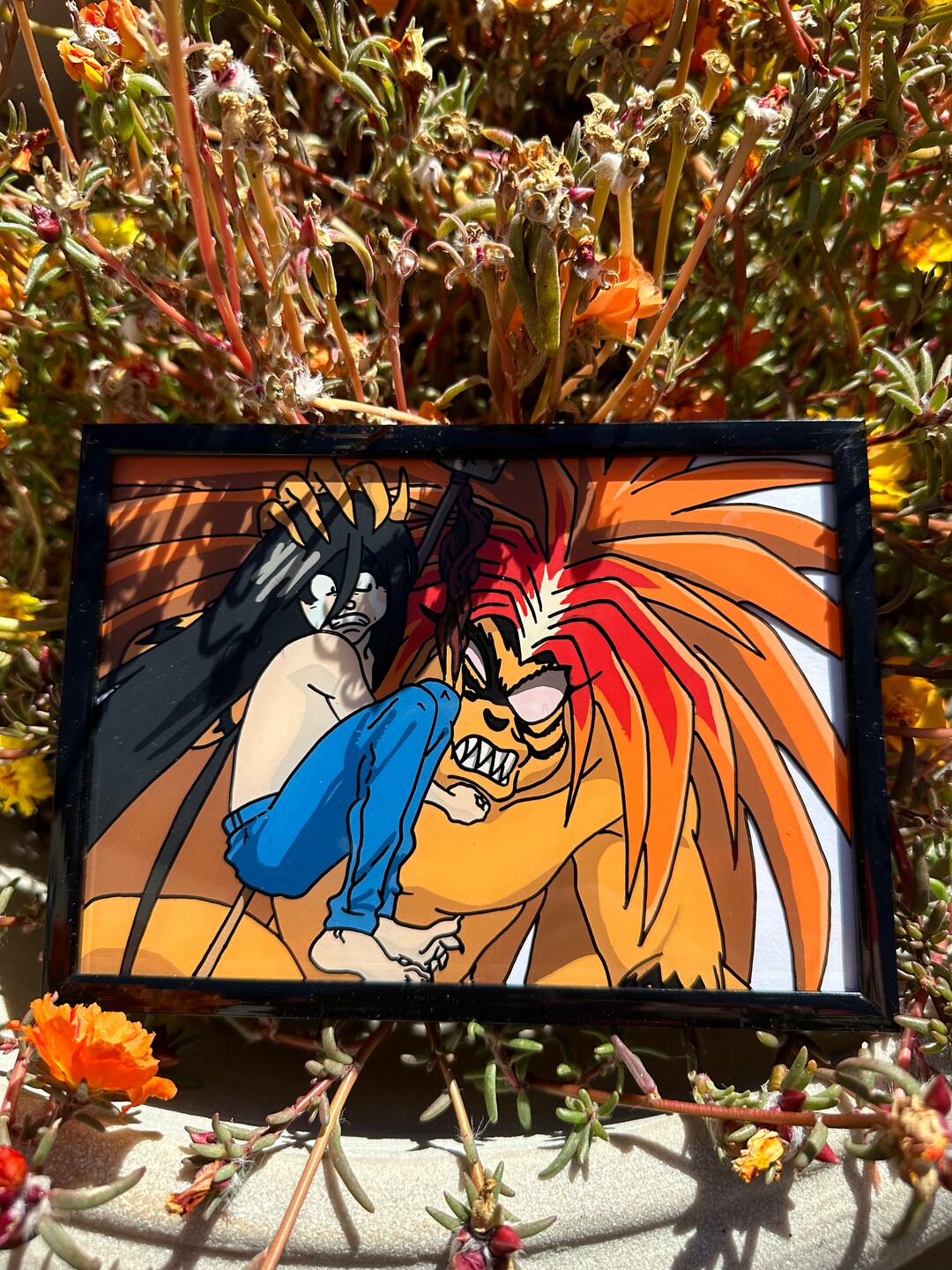 Ushio and Tora Anime Glass Painting - Etsy