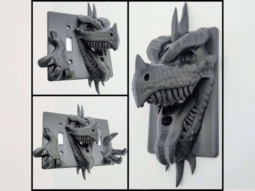 Dragon Light Switch Covers, Toggle - Etsy