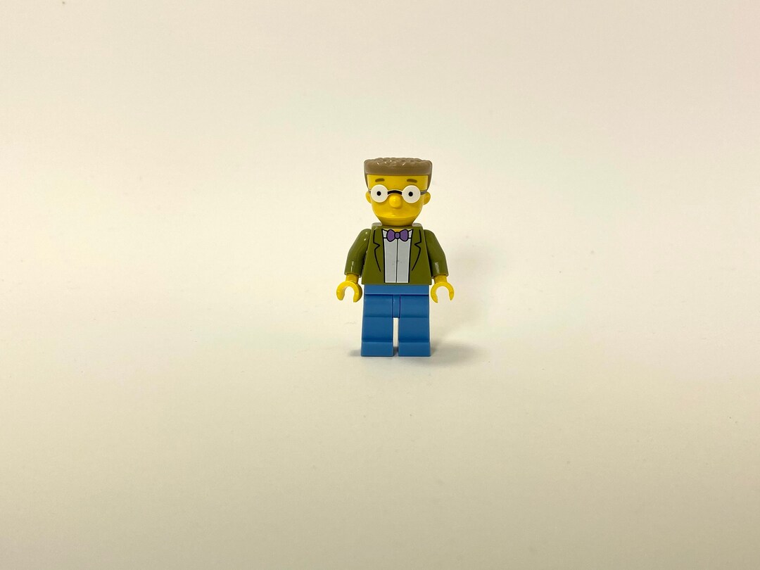 The Simpsons - Waylon Smithers Lego Minifigure - Etsy