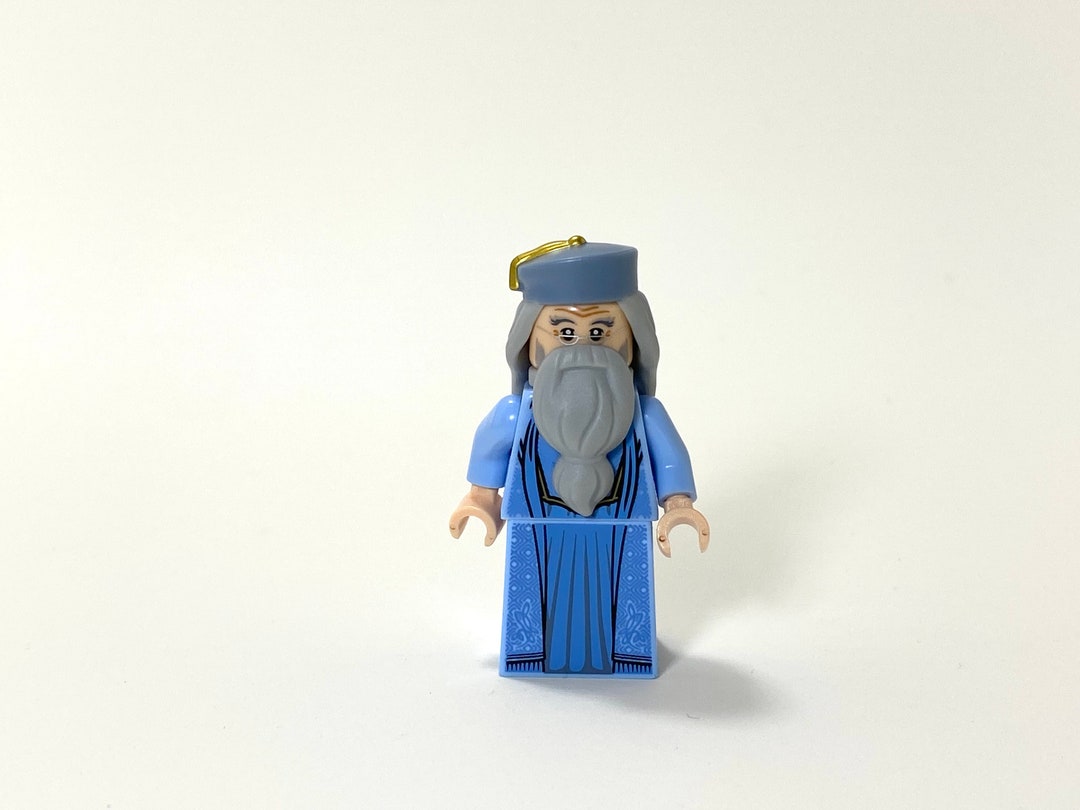 Harry Potter Albus Dumbledore Lego Minifigure - Etsy