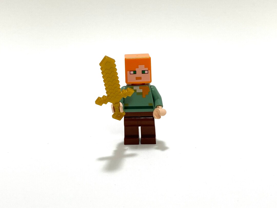 Minecraft Alex Lego Minifigure - Etsy