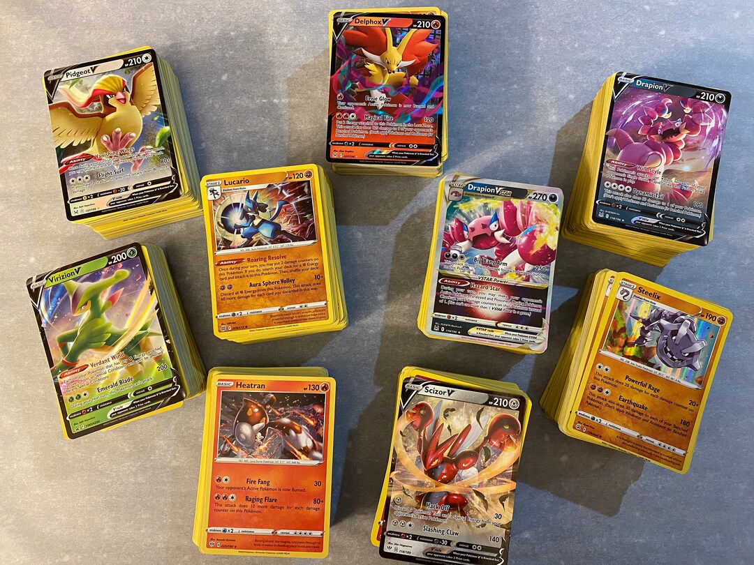 Pokémon Repack of 100 Cards 10 Holo/rare 90 Commons - Etsy