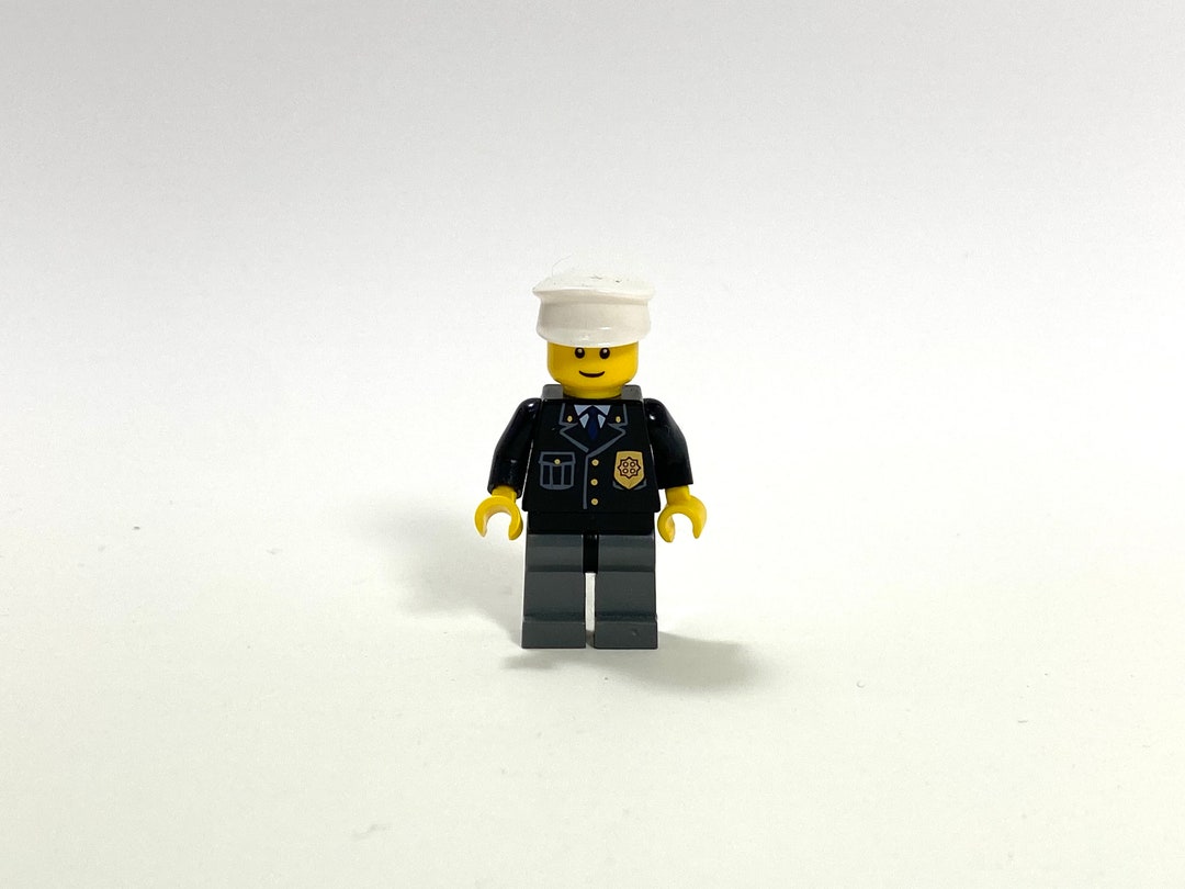 Lego City - Police Chief Lego Minifigure - Etsy