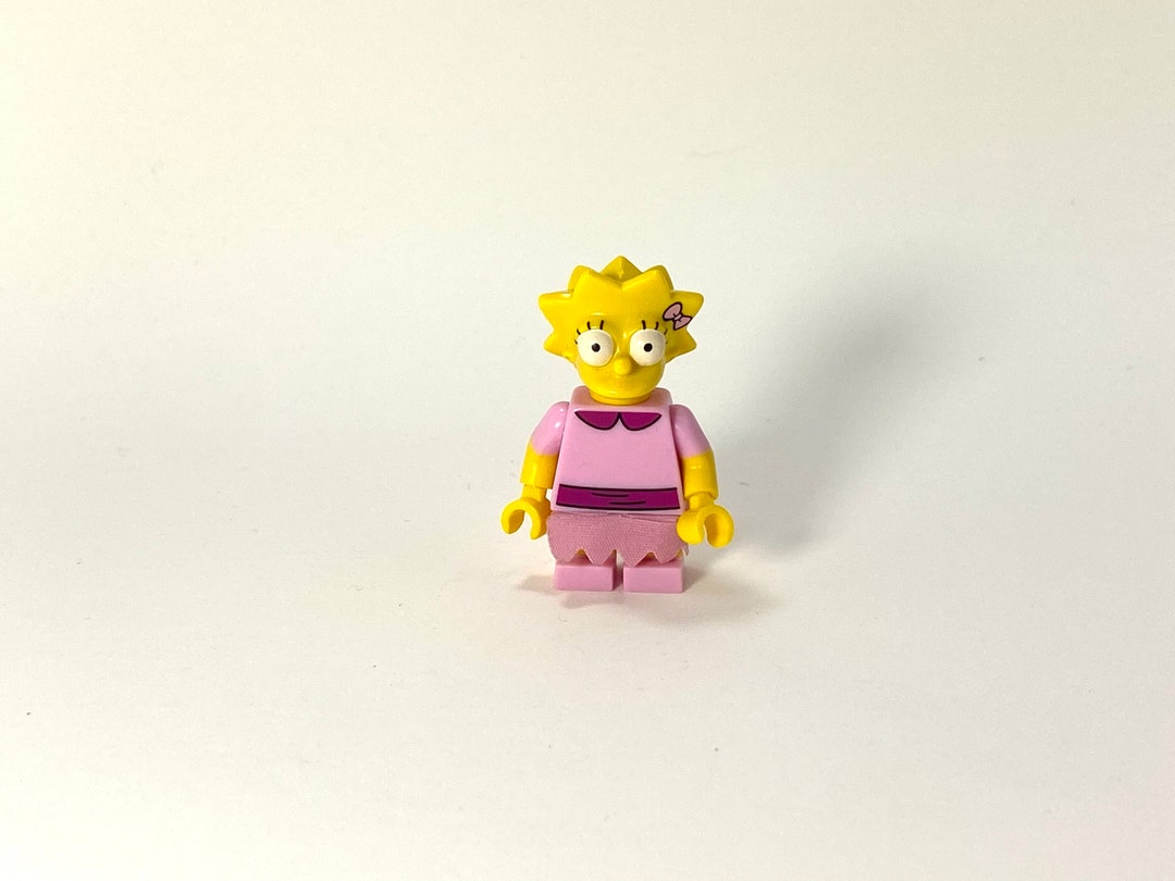 The Simpsons - Lisa Simpson Lego Minifigure - Etsy