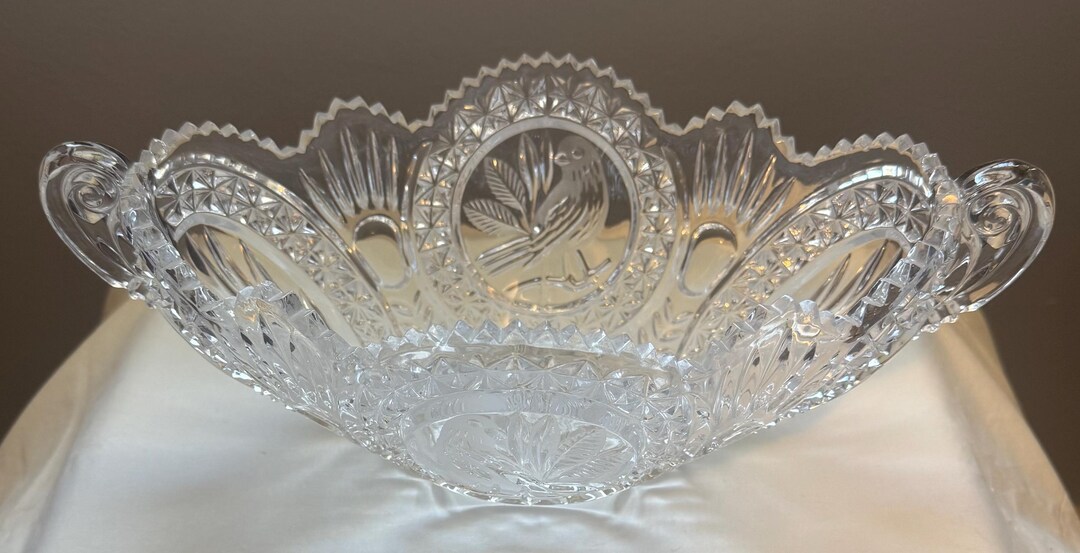 VTG HOFBAUER “the Byrds” CRYSTAL Bowl Collection Made in Germany 13” - Etsy