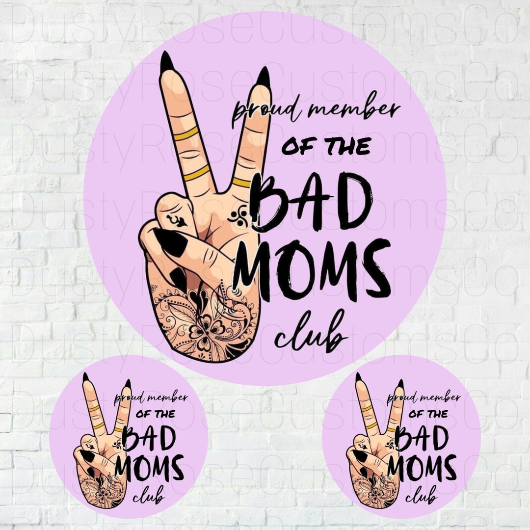 BAD CLUB Mama Round Cardstock Individual Design Custom Quantity ...