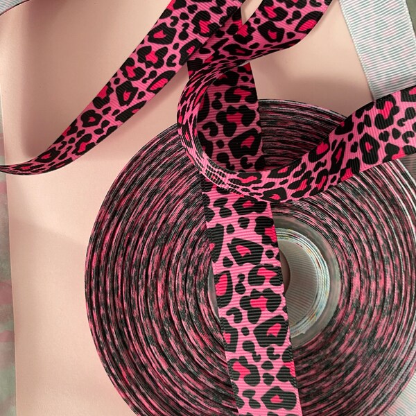Leopard Ribbon - Etsy
