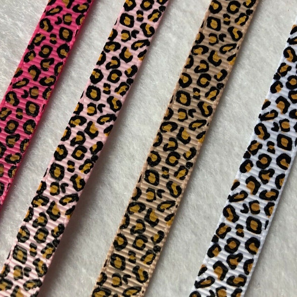Leopard Ribbon - Etsy