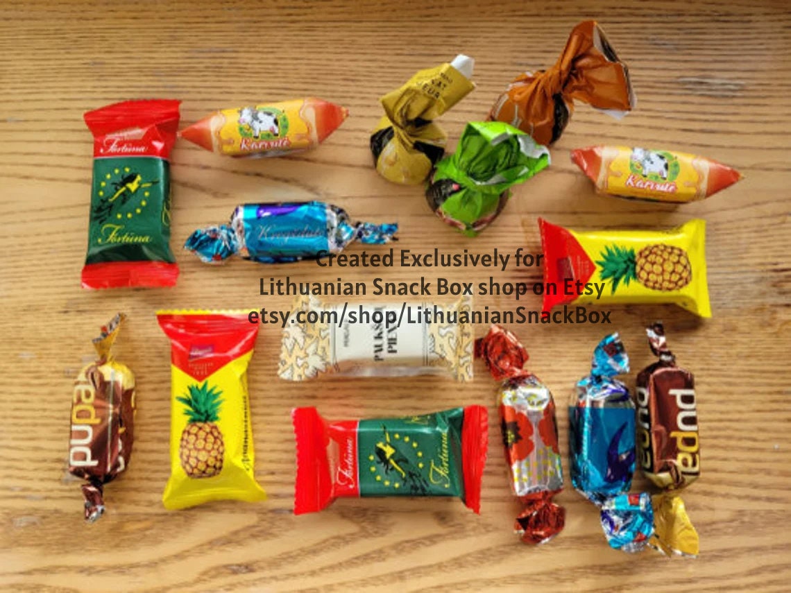LITHUANIAN Chocolate Set Candy Assortment Pergale Karuna - Etsy