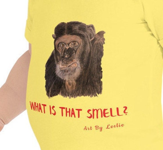 Chimp What's That Smell Baby Bodysuit - Etsy