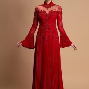 Break-out Ao Dai With Unique Split Sleeves With Luxurious - Etsy