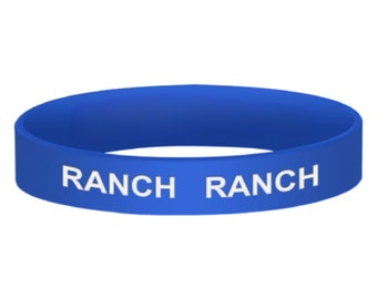 Silicone ranch Dressing Label Band, Silicone Label Band, Fits 16oz ...