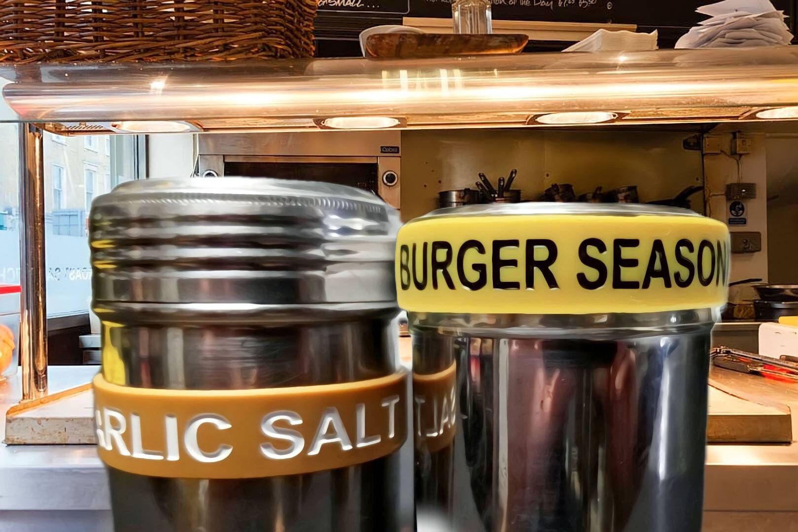 Silicone "burger" Label Band, Seasoning, Silicone Label Band, for ...