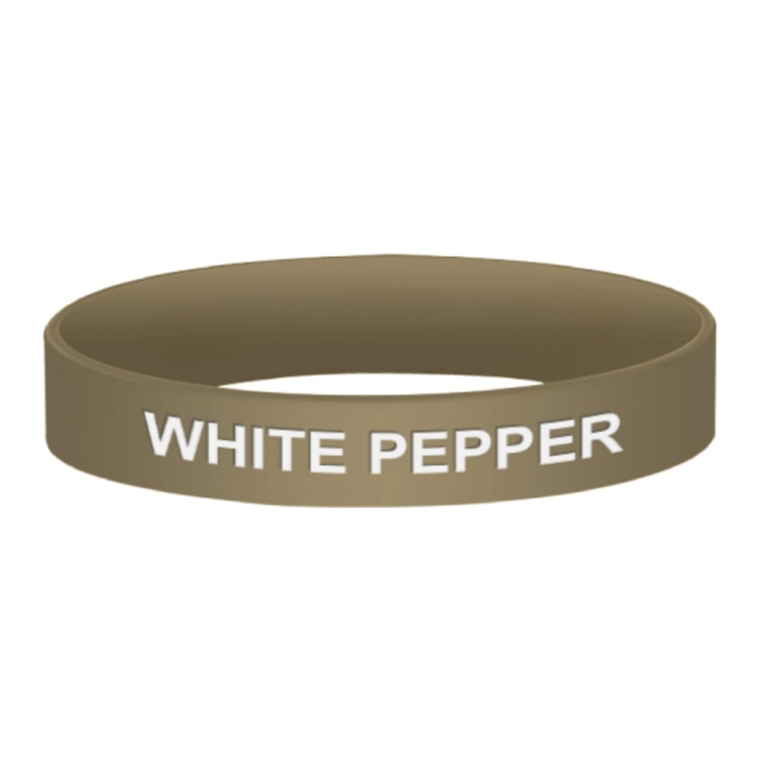 Silicone "white Pepper" Label Band, Silicone Label Band, for Stainless ...