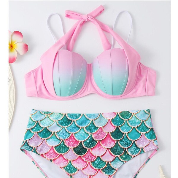 Mermaid Bikini - Etsy