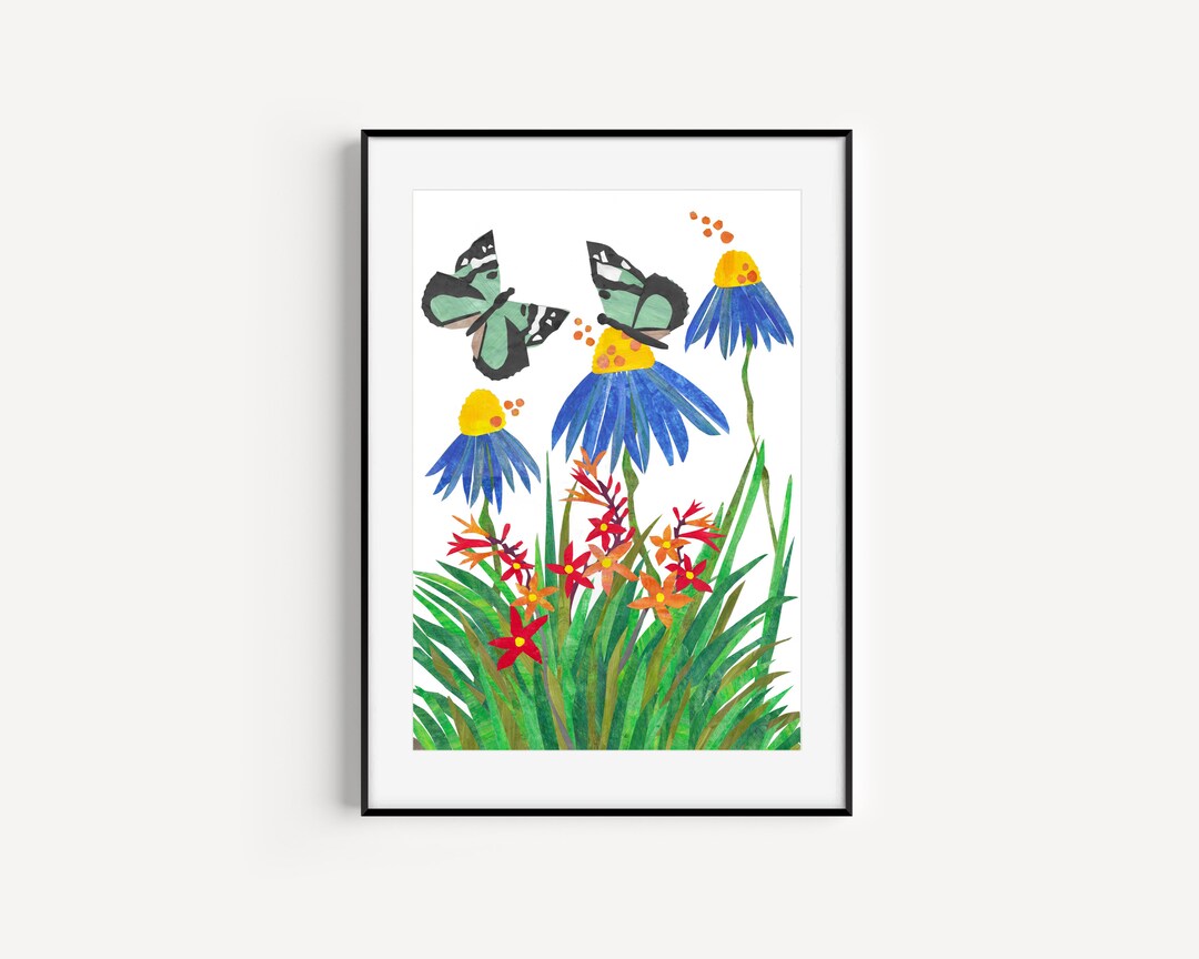 Kerry Summer Hedgerow, Acrylic, Graphic, Collage, Colourful, Art Work ...
