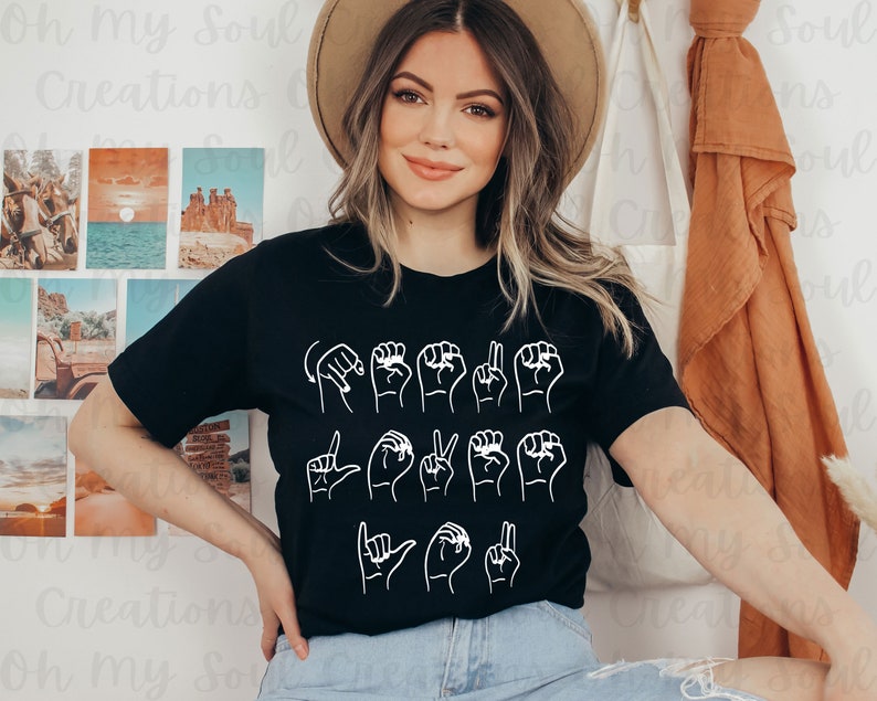 Sign Language Jesus Loves You Tshirt | ASL Jesus Loves You Tshirt ...