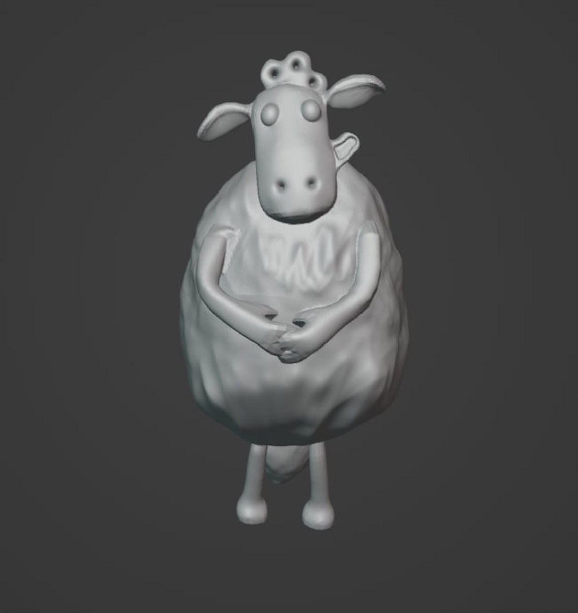 Shaun the Sheep 3D Model STL File, Timmy 3D Printer, 3D Print Model ...