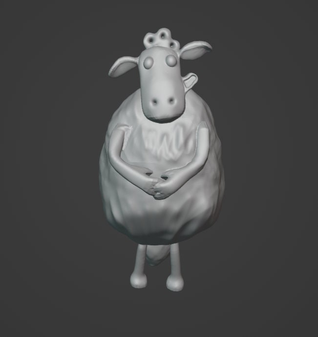 Shaun the Sheep 3D Model STL File, Timmy 3D Printer, 3D Print Model ...