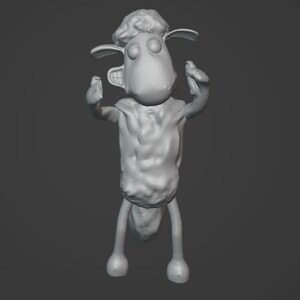 Shaun the Sheep 3D Model STL File: Timmy 3D Print (digital Download) - Etsy