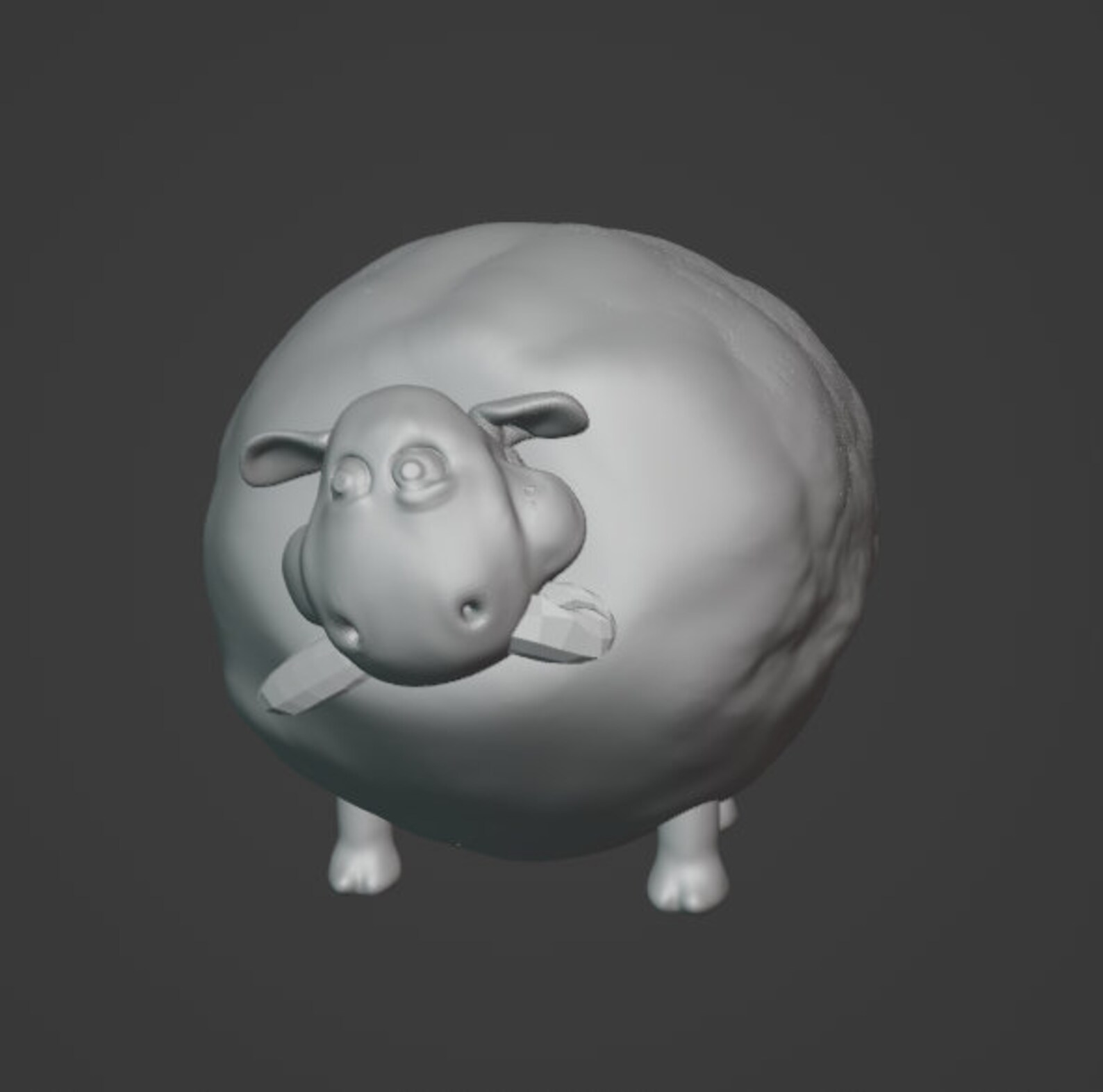 Shaun the Sheep 3D Model STL File, Timmy 3D Printer, 3D Print Model ...