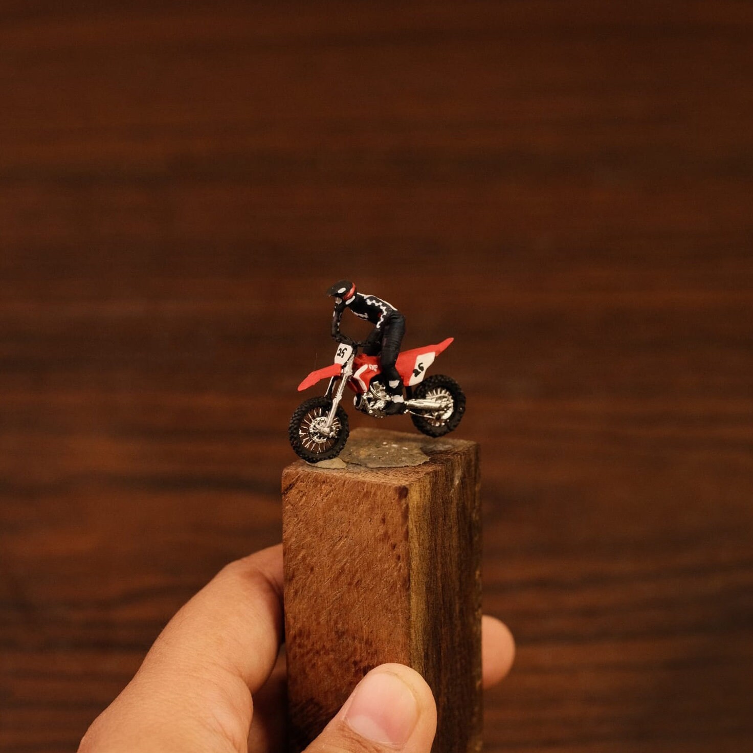 Miniatures Custom Figures Motocross V1 Set 1/64 & 1/87, HO Scale Not ...