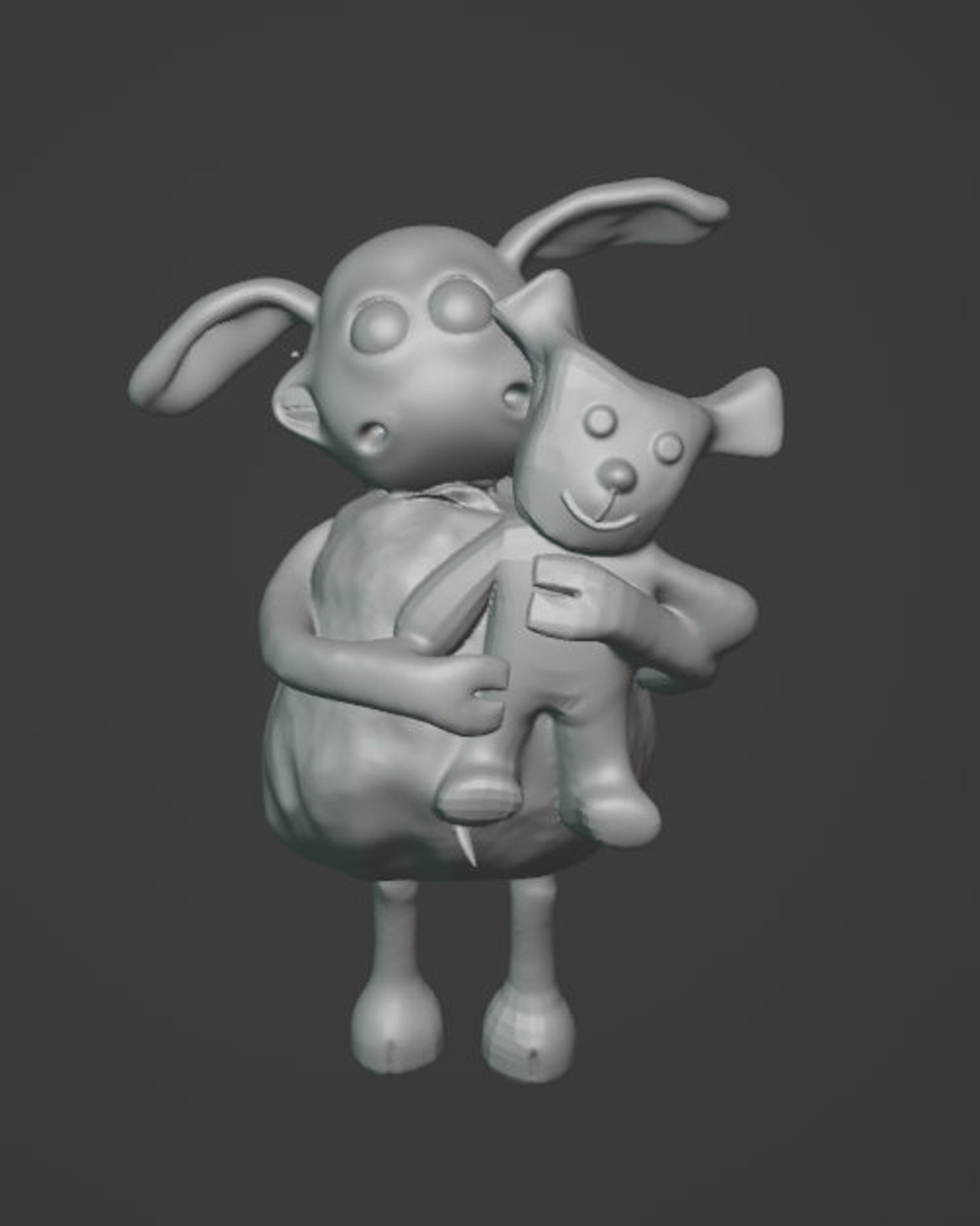 Shaun the Sheep 3D Model STL File, Timmy 3D Printer, 3D Print Model ...