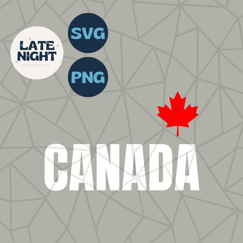 CANADA Svg CANADA Png Canadian True North Strong and Free - Etsy