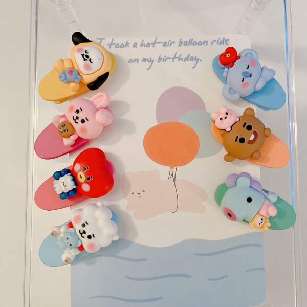 Bts Hair Clip - Etsy